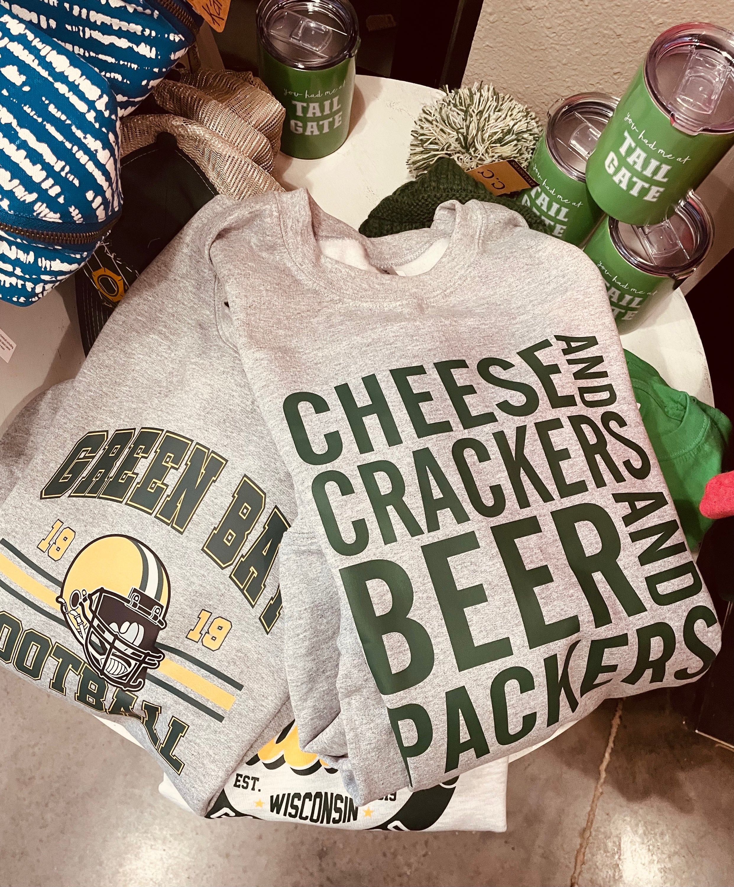 Green Bay Helmet or Cheese and Crackers | The Locker Room